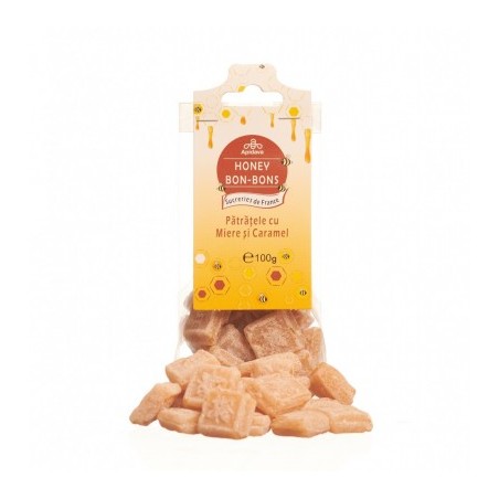 Bomboane patratele cu caramel 100gr